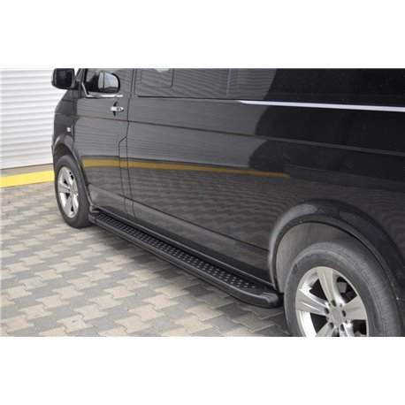Stopnie boczne AB005 - Volkswagen VW T5 LONG 2003-2015 | Chromemaster