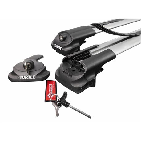 Roof rack for Dodge Nitro KK 2007-2010 silver bars | Chromemaster