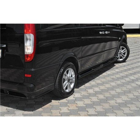 Side bars with steps for Volkswagen VW Transporter 2019-2023 | Chromemaster