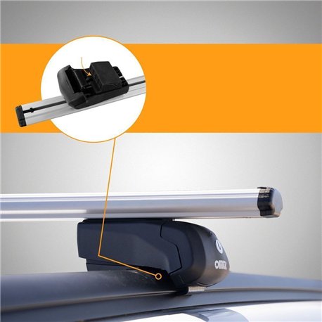 Roof rack for Porsche Macan I (95B) 2014- | Boldbar Beta V2 Silver ...