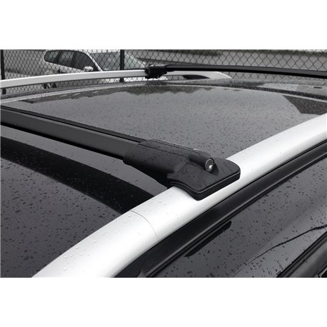 Roof rack Prestige Black for Toyota Avensis II | Chromemaster